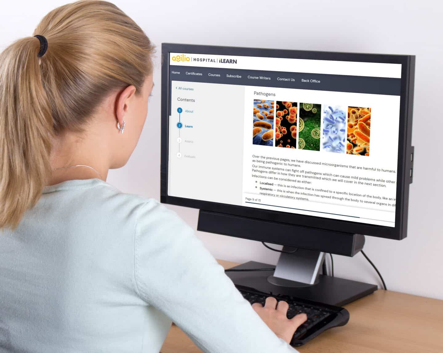 iLearn | online training for healthcare | Agilio Software